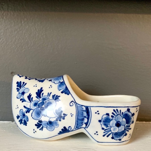 Accents | Vintage Collectible Ceramic Dutch Shoe | Poshmark